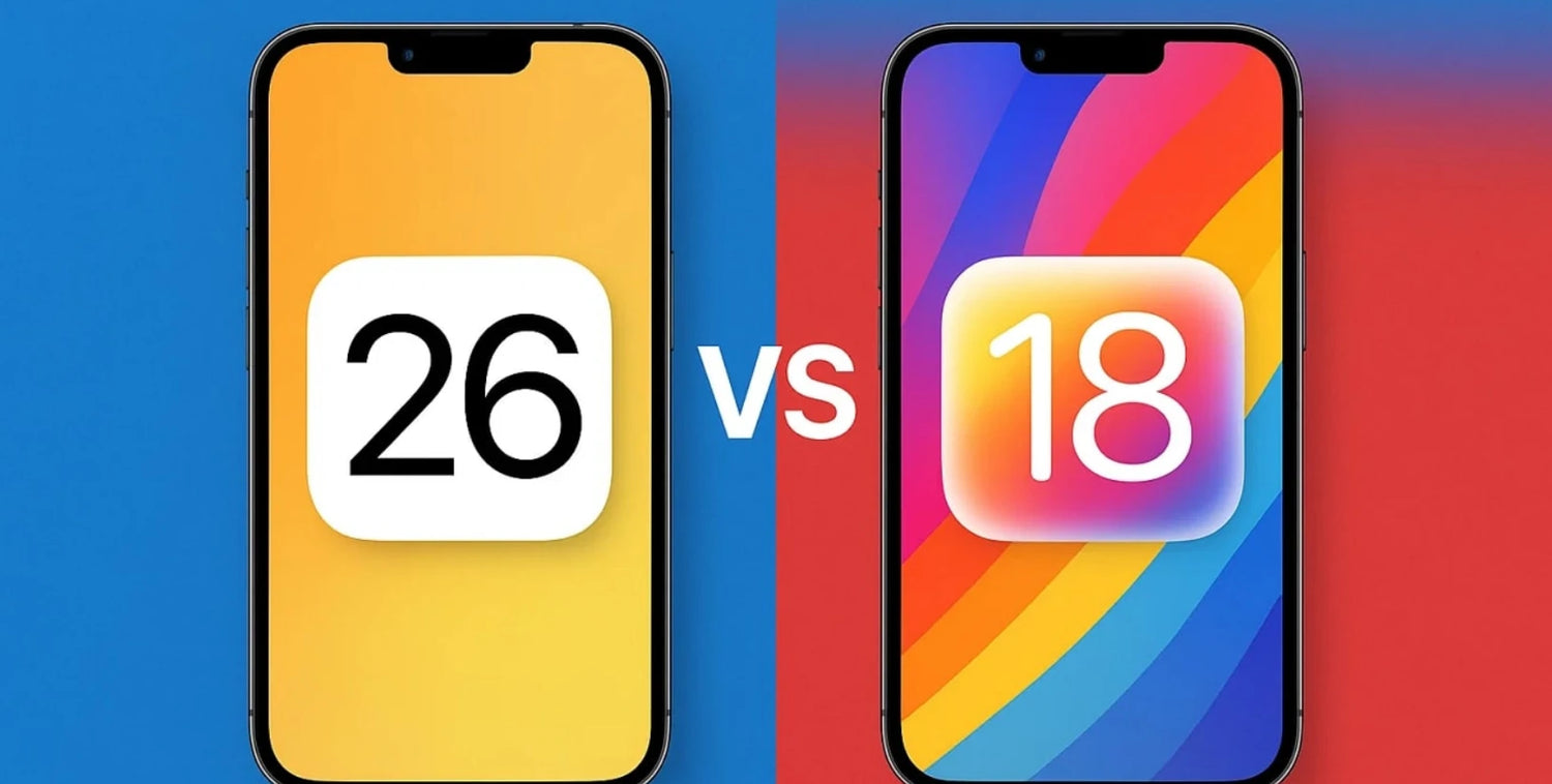 iOS 26 vs. iOS 18: Design, AI Features & Performance Compared | ESR