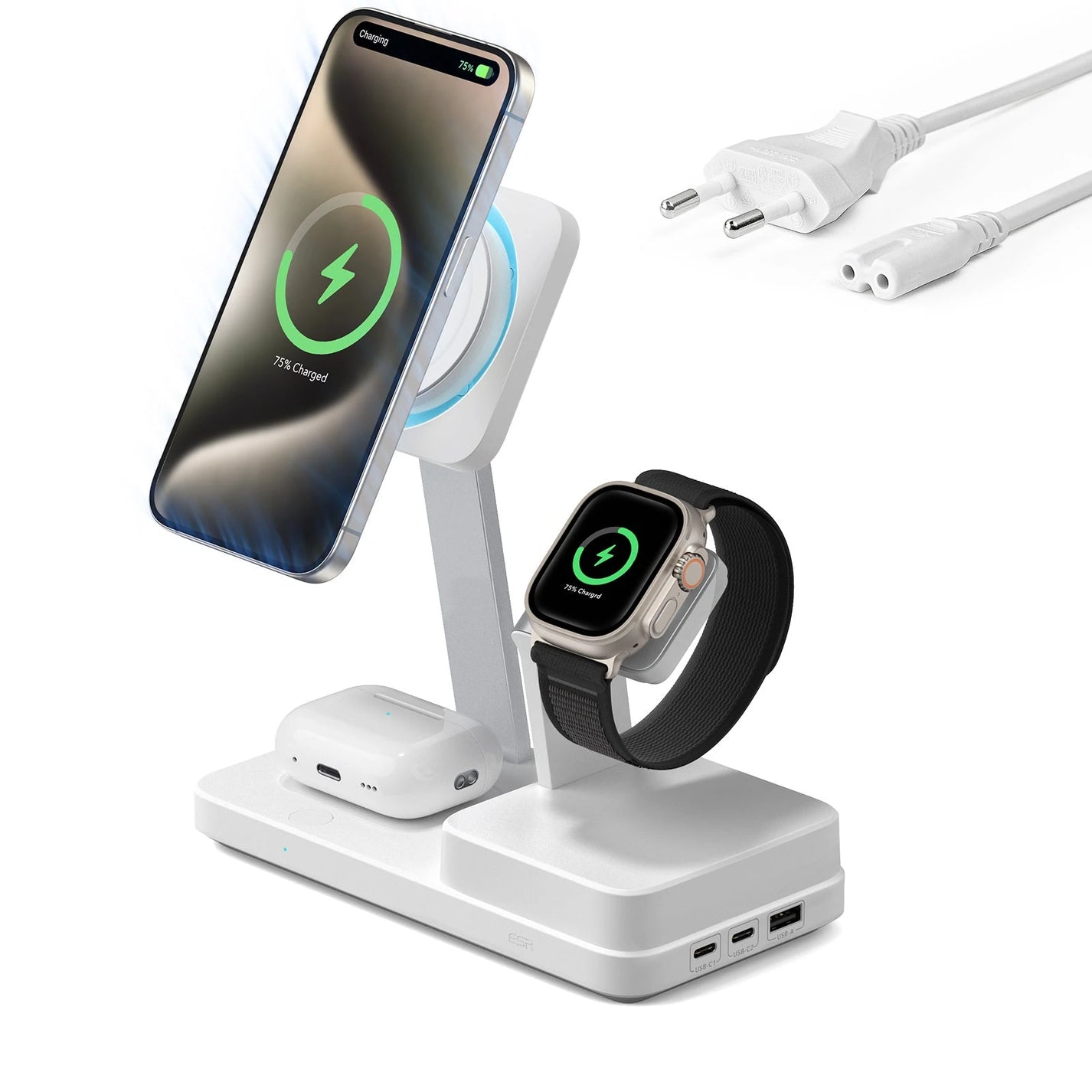 100W 6-in-1 GaN MagSafe Charging Station with CryoBoost - ESR EU Plug