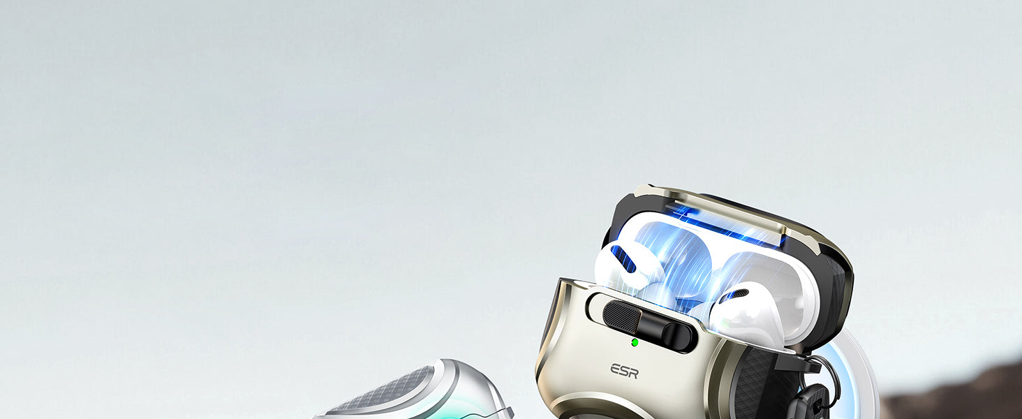 Orange Charging Case for AirPods Pro 3 with Drop-Proof Lock |ESR Cyber