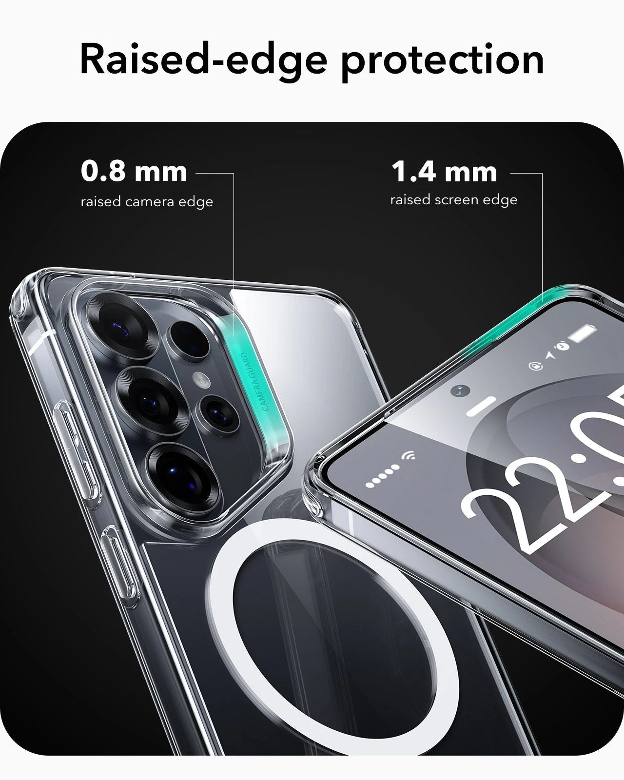 Clear Samsung Galaxy S26 Ultra MagSafe Hybrid Cell Phone Case | ESR