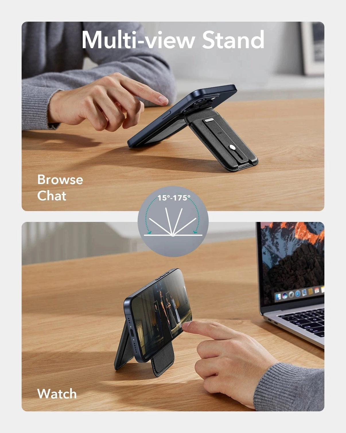 Magsafe Phone Grip Wallet Stand with Card Holder -ESR