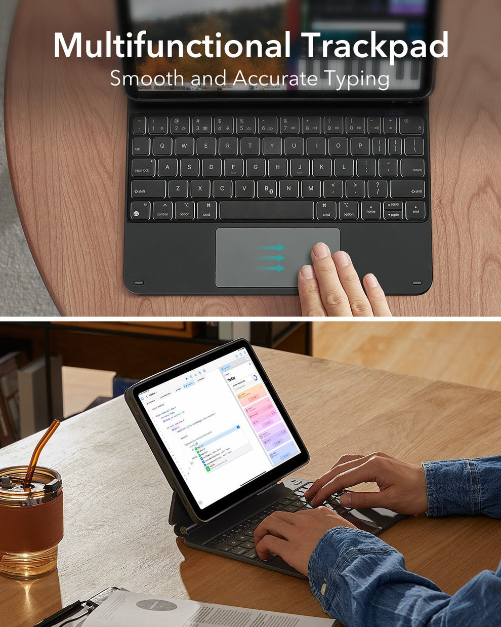 Top MagSafe iPad Air 11-inch (2025) Case with Magnetic Keyboard (360 ...