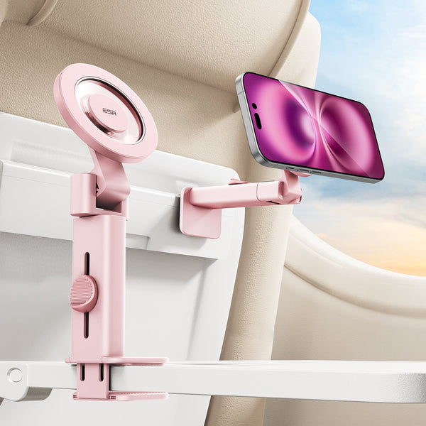 Pink Skygrip MagSafe Airplane Phone Holder | ESR