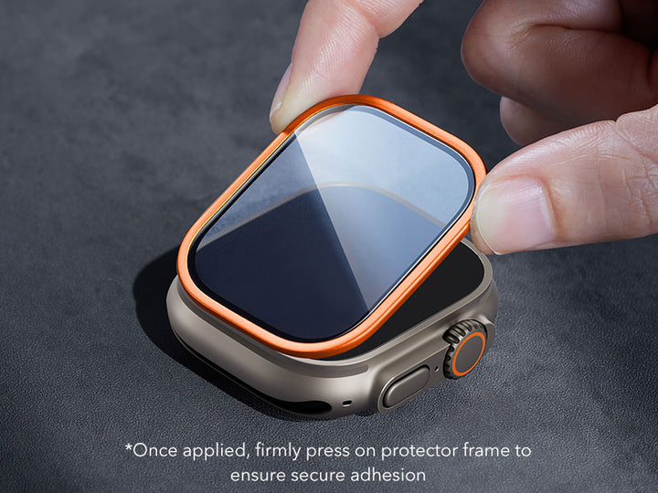 Black Apple Watch Ultra Screen Protector (49mm, Ultra 3/2/1) | ESR