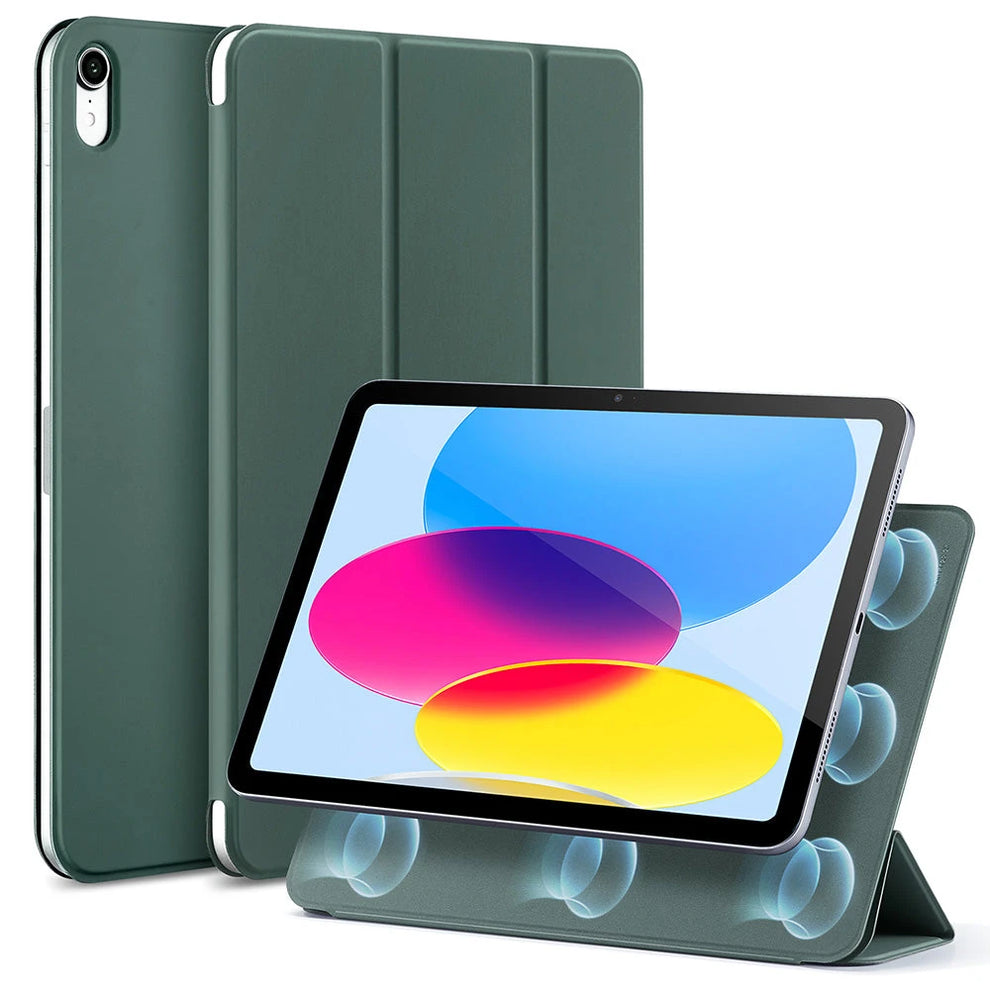 Forest Green iPad 11“ (A16)/10th Gen Rebound Magnetic Slim Case Cover | ESR