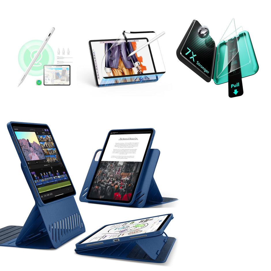 Blue iPad Cases & Keyboard : Top Picks for iPad Pro, Air, Mini | ESR