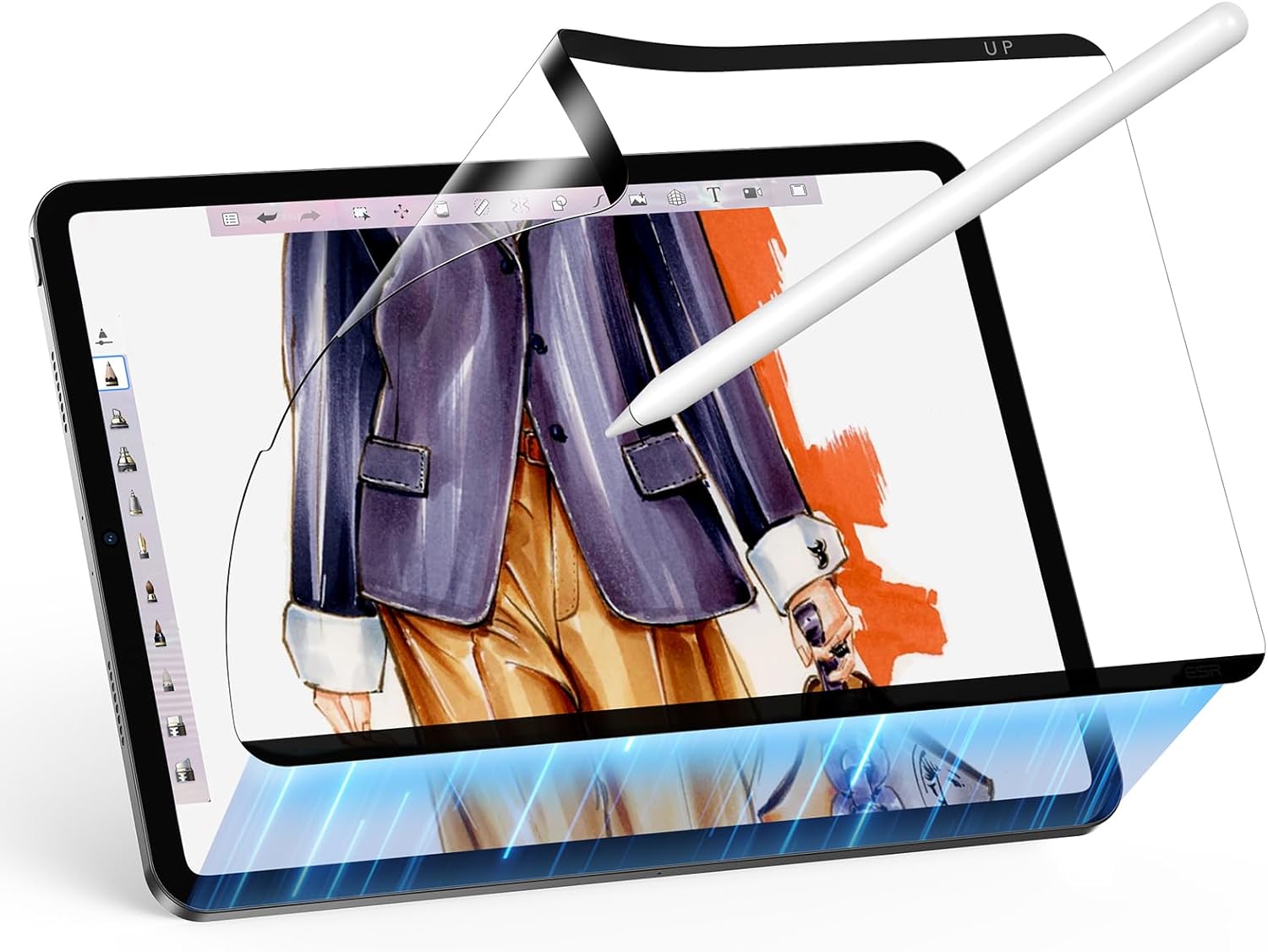 iPad Pro 11 (4th/3rd/2nd/1st Gen) and Air 10.9 Paper-Feel Magnetic ...
