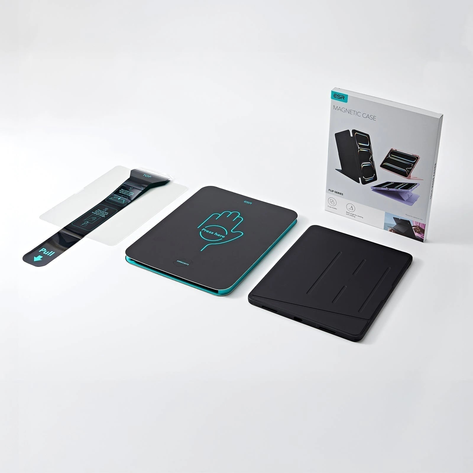 Aesthetic Pink iPad Pro 13 Case (M5) & 5x Paper-Feel Glass Bundle | ESR