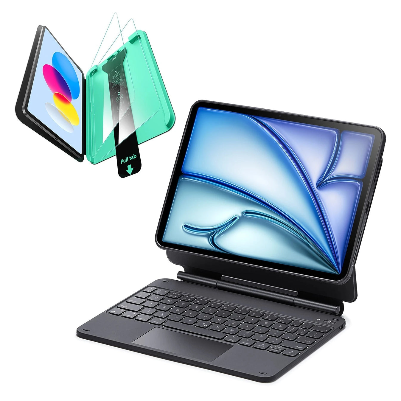 iPad Air 11-inch (2025) Magnetic Keyboard Case 360 Protection Bundle | ESR