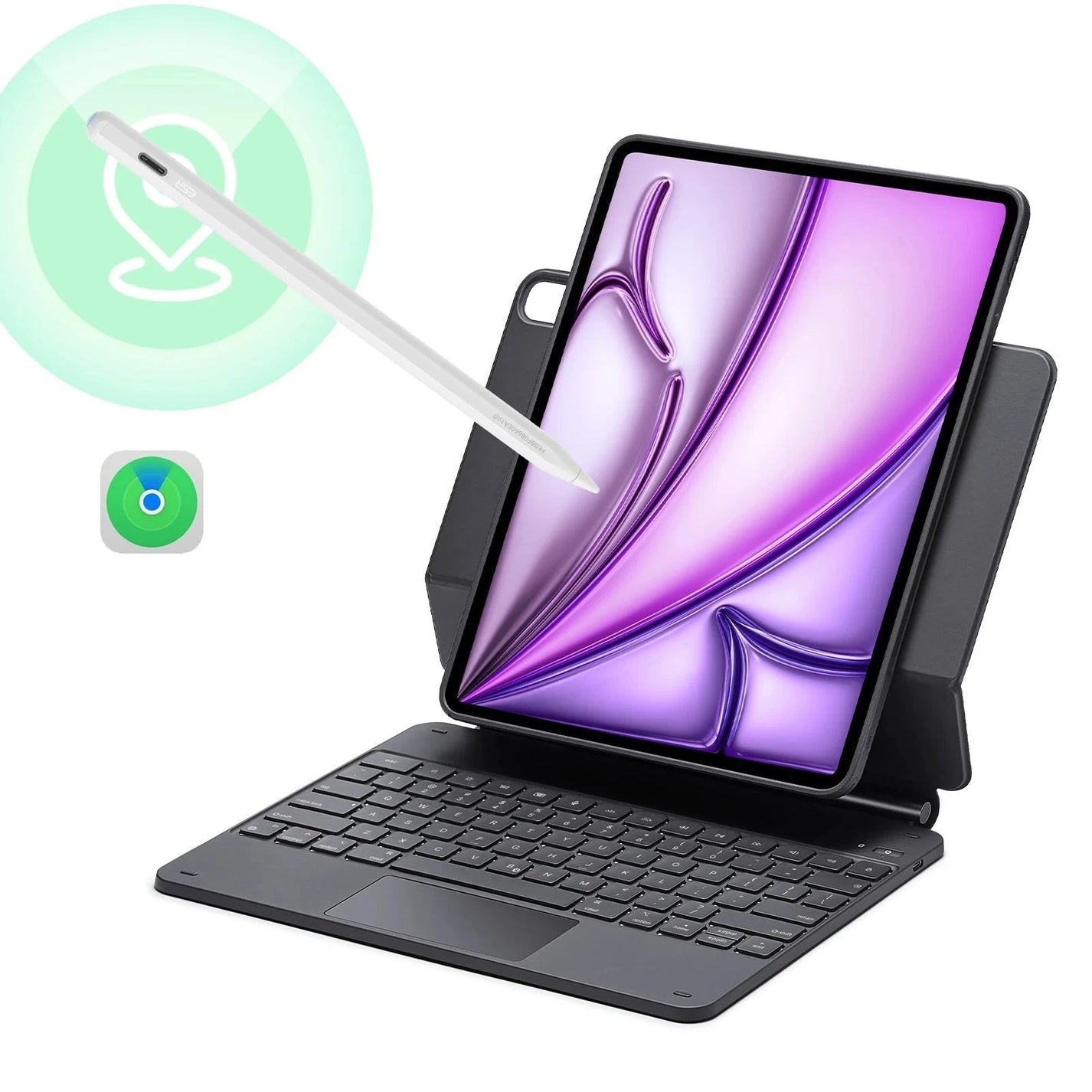 iPad Air 13-inch Magnetic Keyboard Case with Stylus Pens Bundle | ESR
