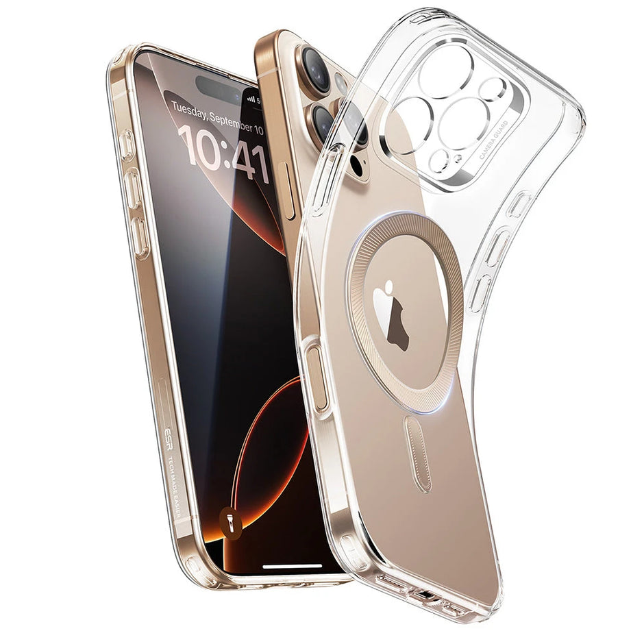 Crystal Clear Phone Cases | MagSafe-Compatible & Anti-Yellowing | ESR