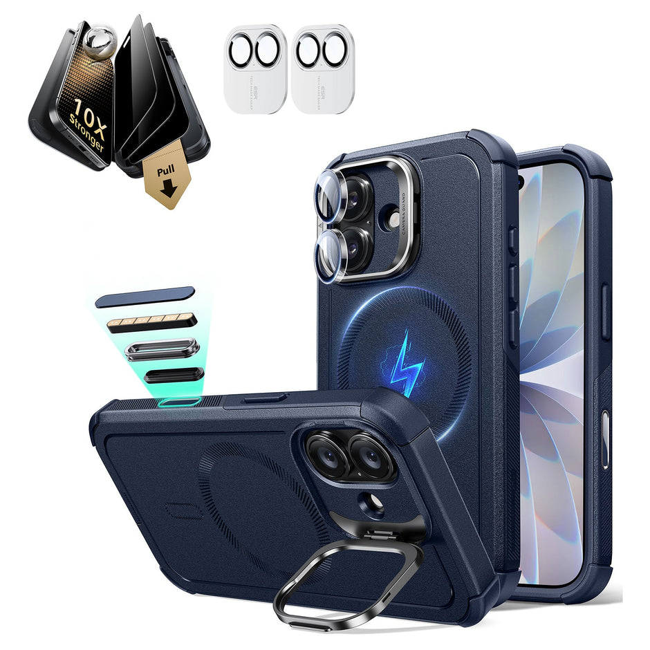 iPhone 17 MagSafe Cases – Military-Grade Protection & Stash Stand | ESR
