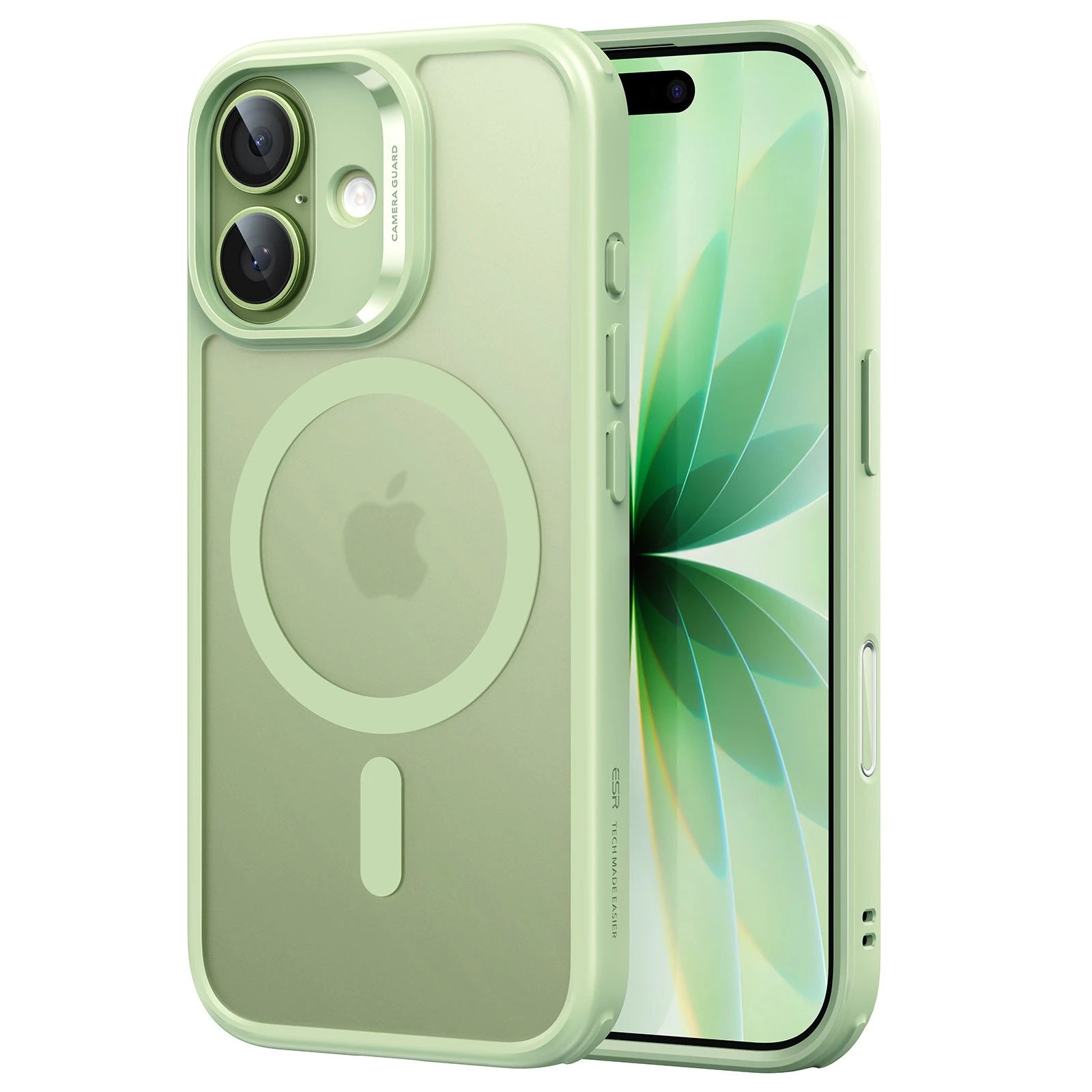 Slim Shockproof Women Men Girl Green MagSafe iPhone 17 Case |ESR Hybrid