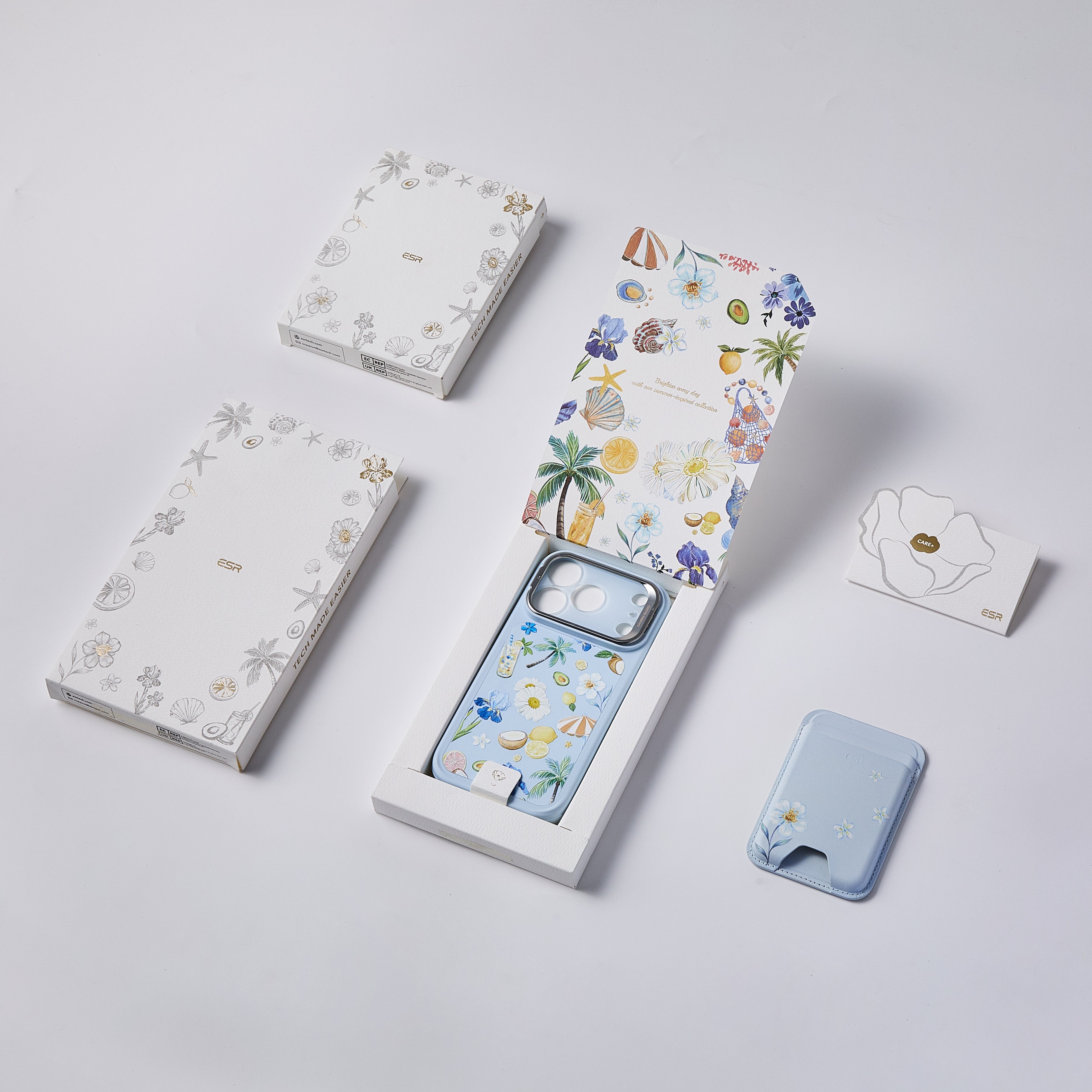 ESR Kawaii Tropical iPhone 17 Pro Max Stand Case & Easy-Access Wallet Set