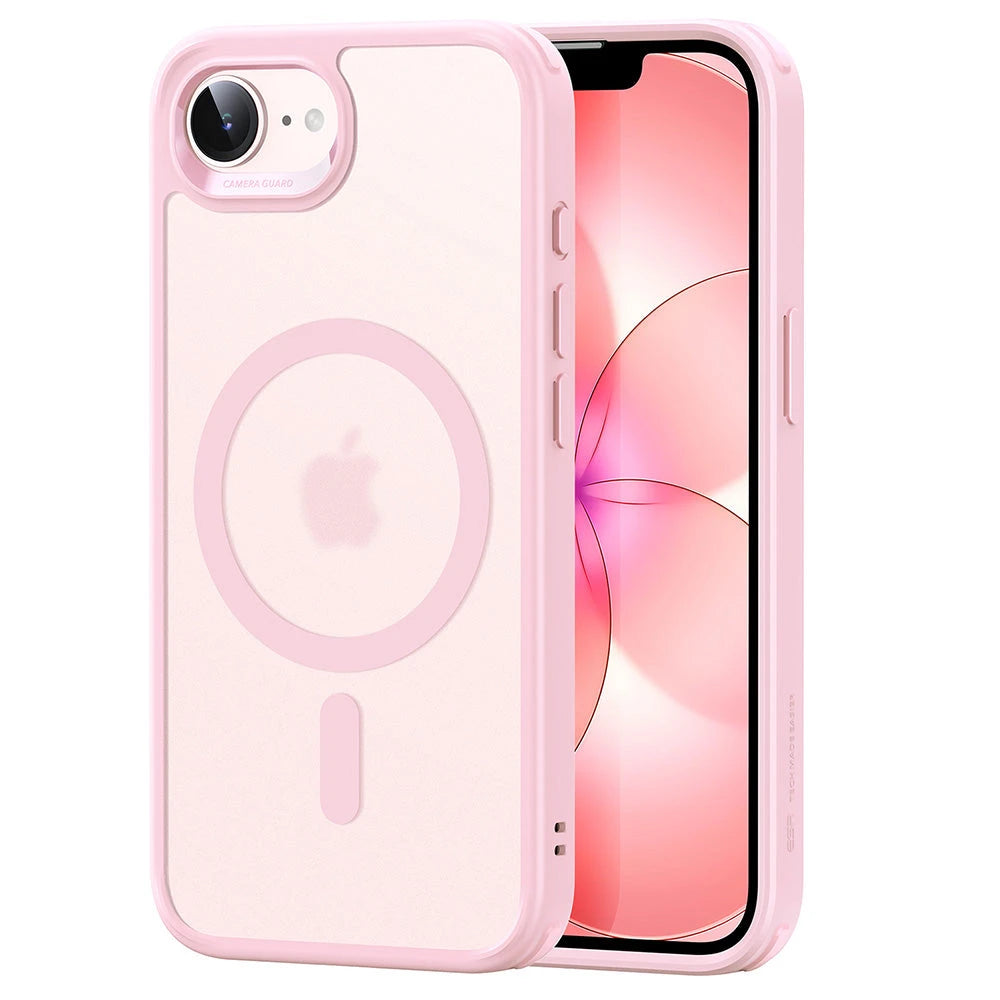Bubblegum Pink iPhone 17e MagSafe Slim Hybrid Case | ESR Drop Protection