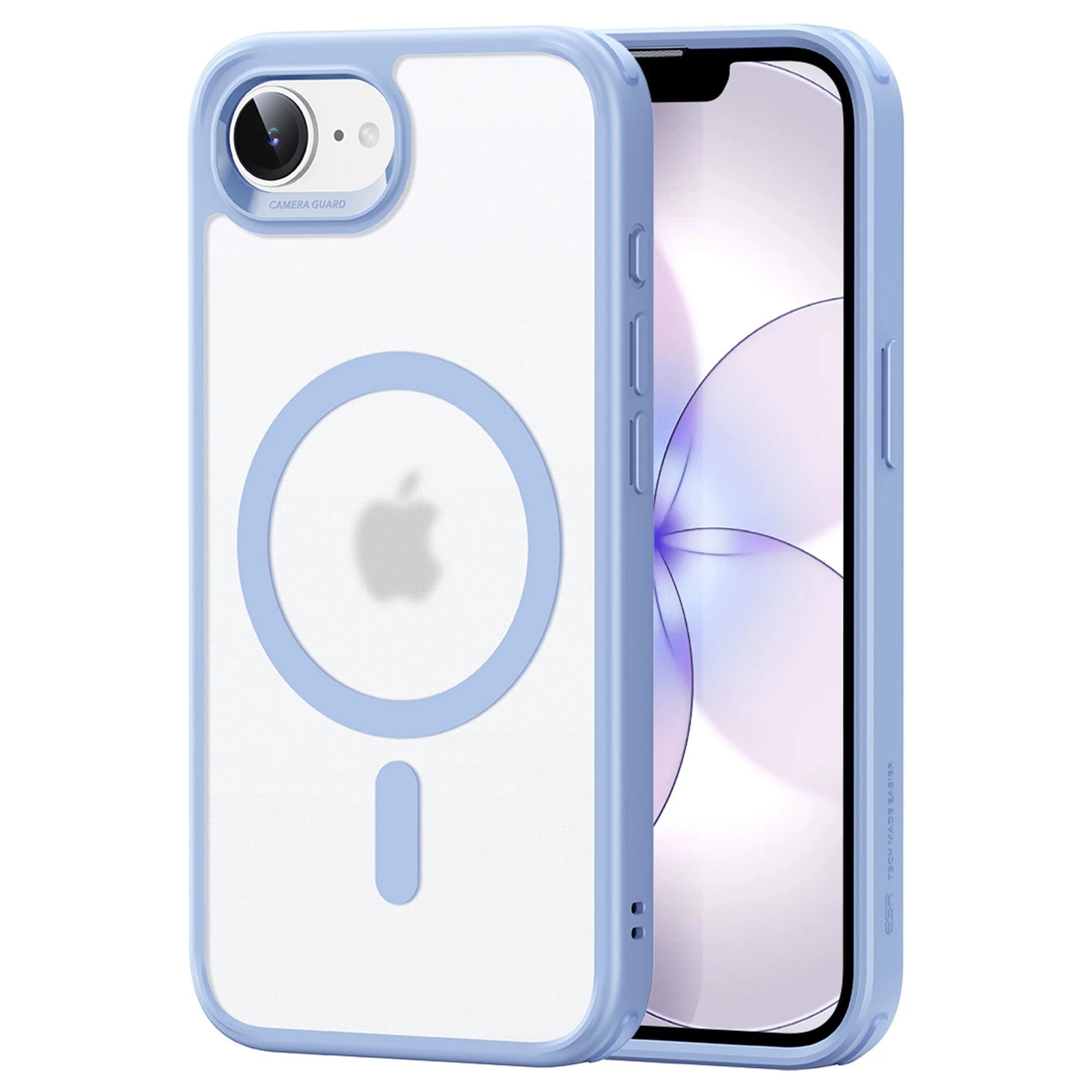 Frosted Light Blue iPhone 17e MagSafe TPU Hybrid Case | ESR