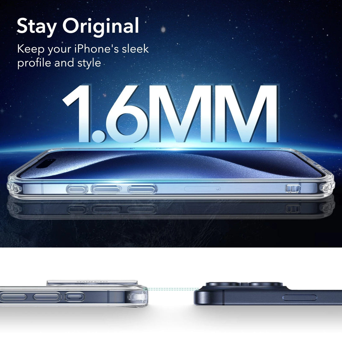 iPhone 15 Pro Clear Magsafe Case- Clear - ESR