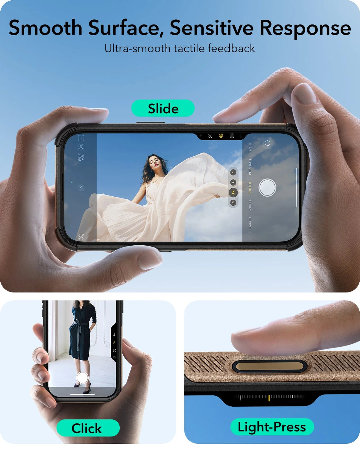 iPhone 16 Pro Max Titanium Phone Case with Stand (Camera Control)| ESR