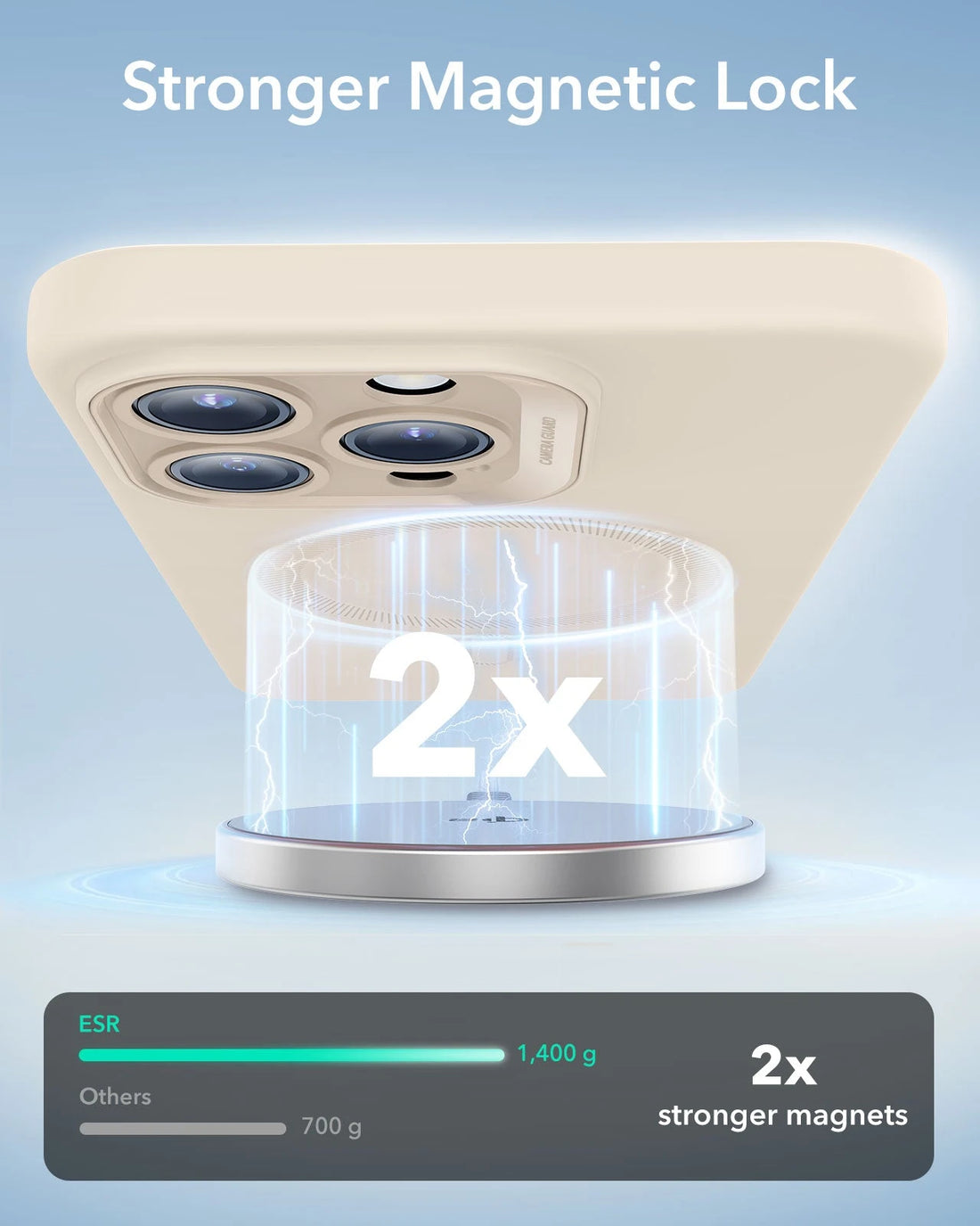 iPhone 16 Pro Max Light Tan Magsafe Silicone Case(Camera Control) | ESR