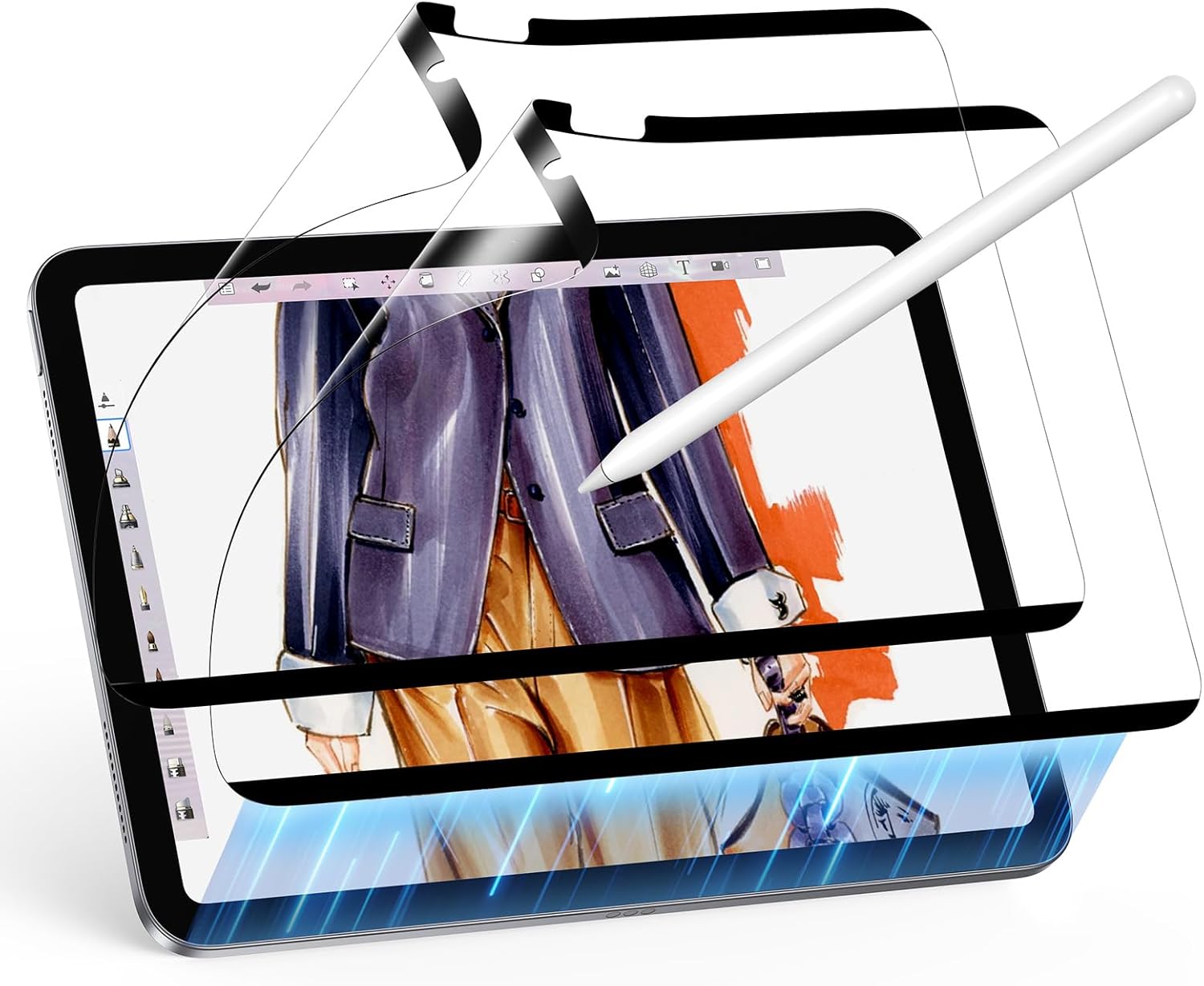 Paper-Feel Magnetic Screen Protector for iPad 11th Generation(A16) | ESR